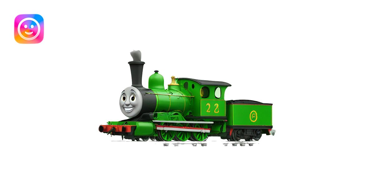 Henry the green engine emoji | AI Emoji Generator