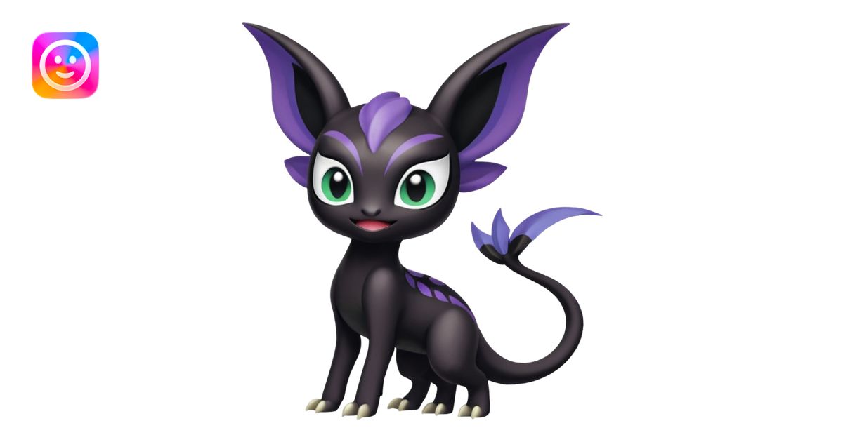 Meloetta-Noibat-Toothless-Fakémon-creature-hybrid emoji | AI Emoji ...