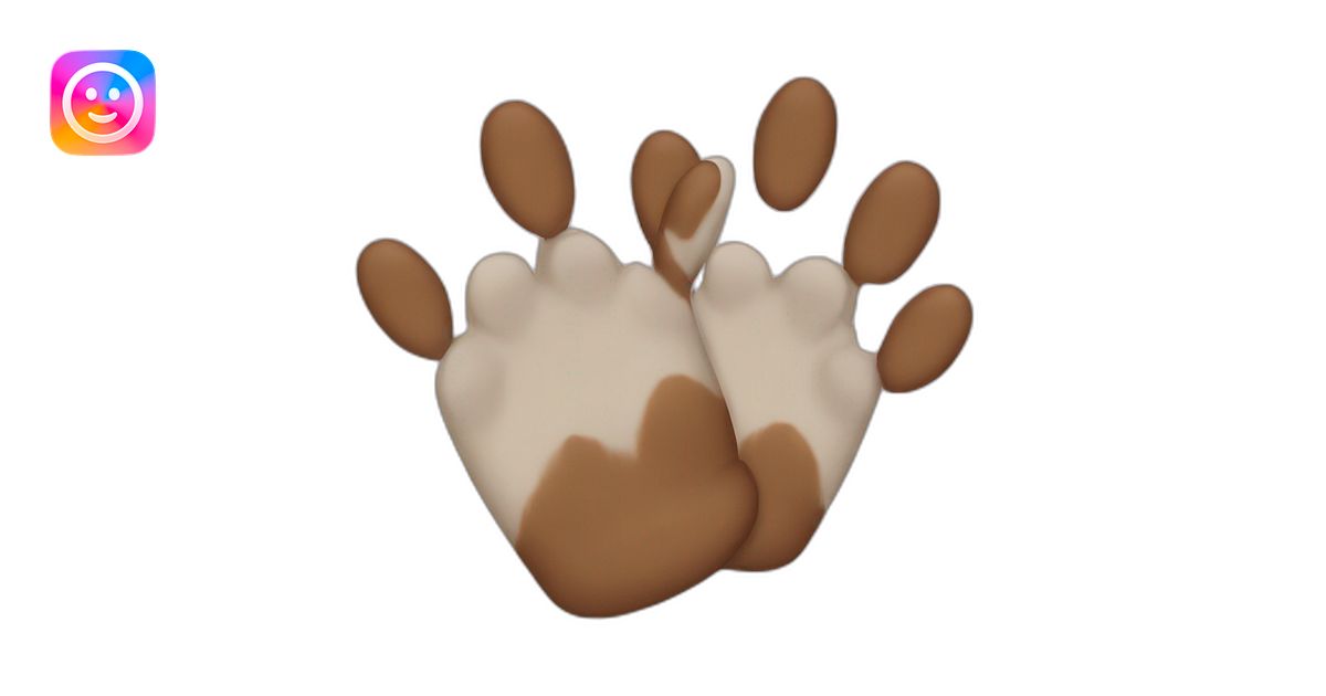 Cat paws emoji | AI Emoji Generator