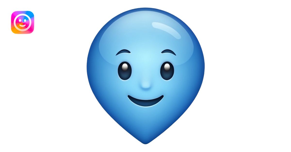 Create a verify tick Blue colour emoji | AI Emoji Generator
