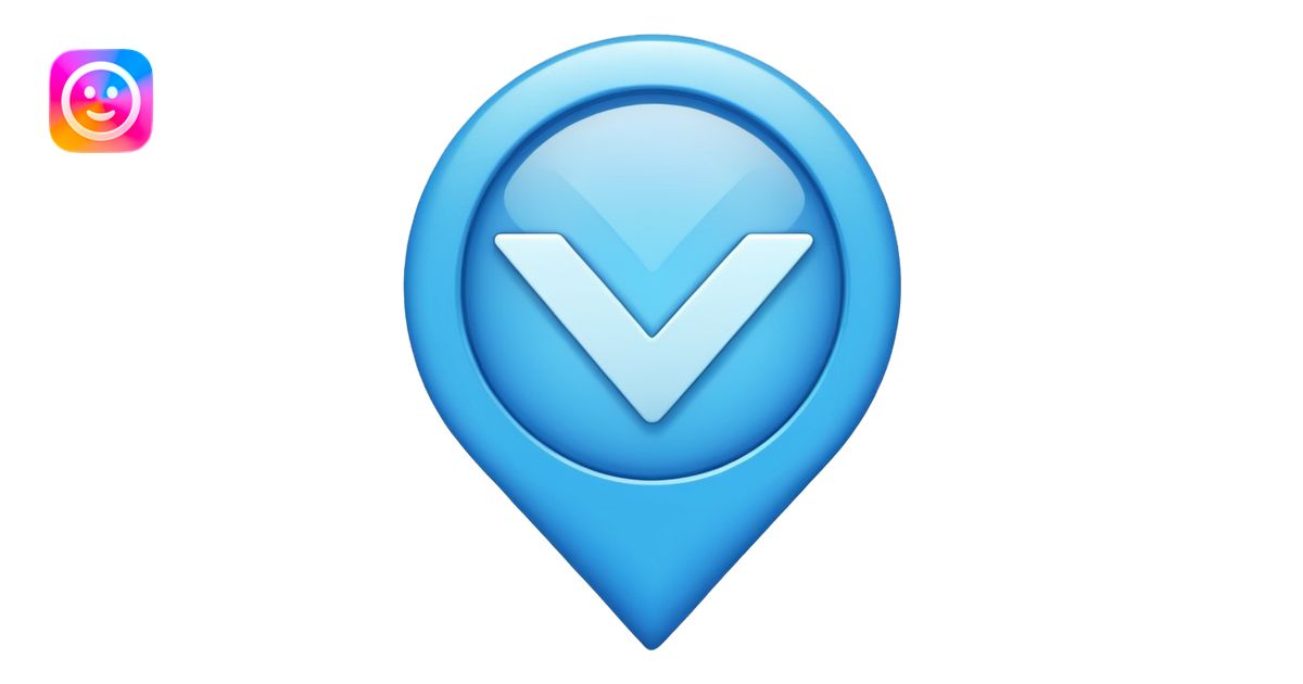 Blue checkmark emoji | AI Emoji Generator