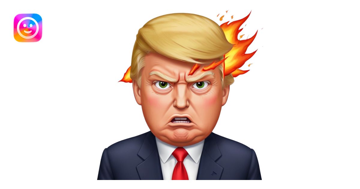 Trump getting fired from the White House emoji | AI Emoji Generator
