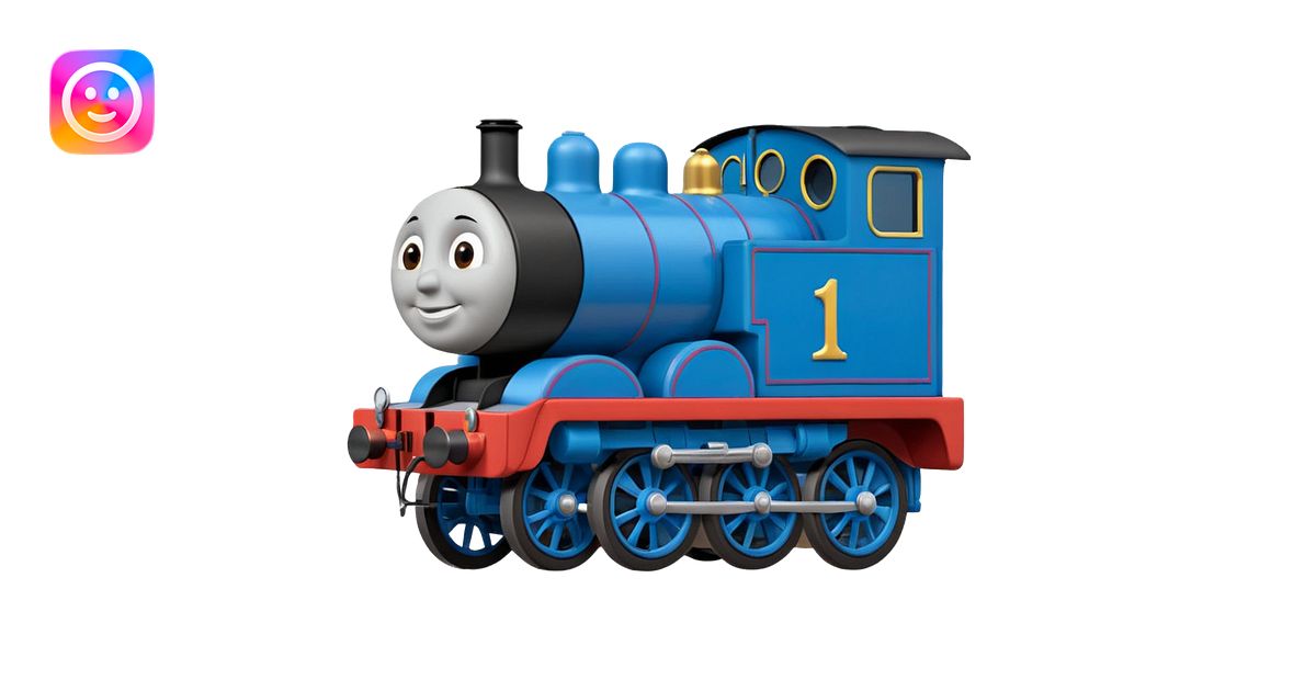 Thomas the tank engine 2d side emoji emoji | AI Emoji Generator