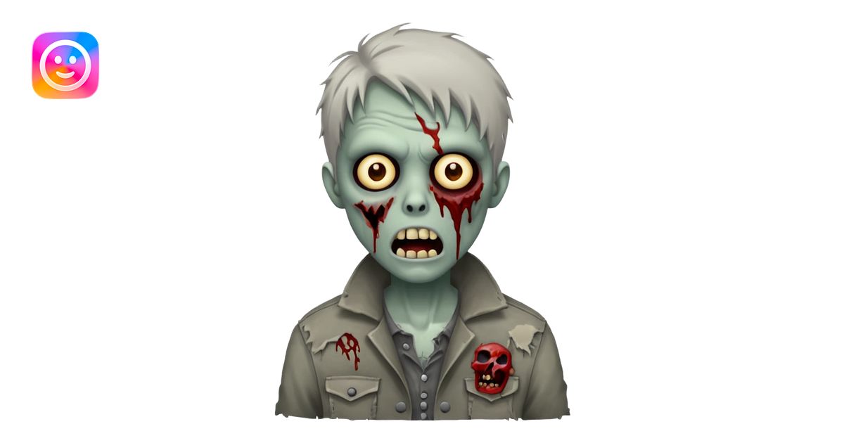 Singing Zombie\ emoji | AI Emoji Generator