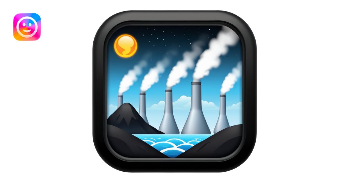 Decarbonization & Energy Transition emoji | AI Emoji Generator