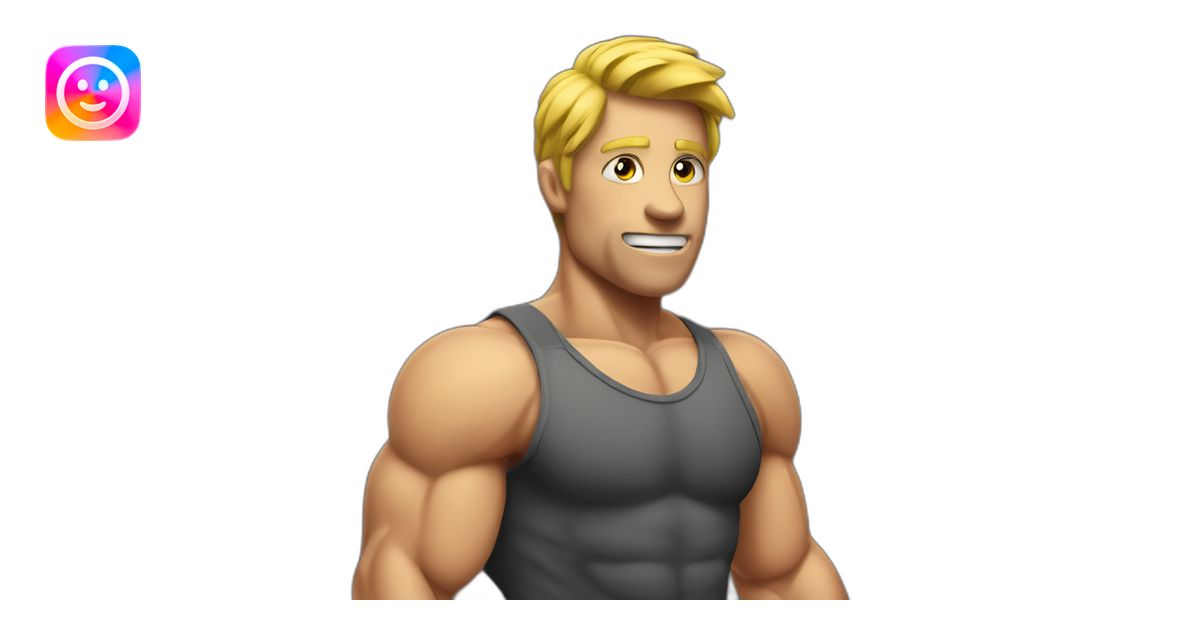 muscle man emoji | AI Emoji Generator