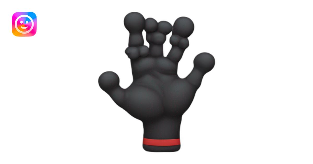 Gollywog moose knuckle emoji | AI Emoji Generator