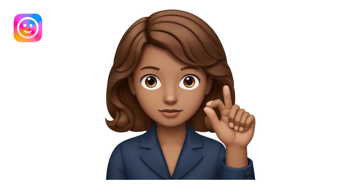 The index finger make it curl emoji | AI Emoji Generator