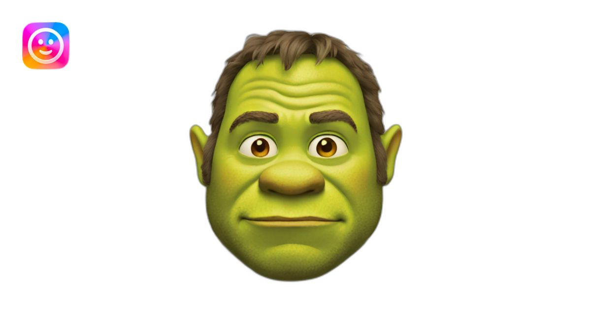 shrek bottom emoji | AI Emoji Generator