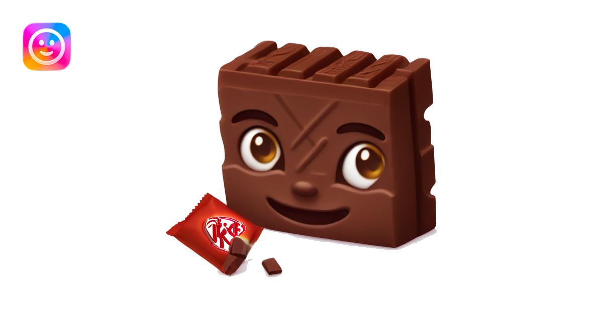 kitkat eating a kitkat emoji | AI Emoji Generator