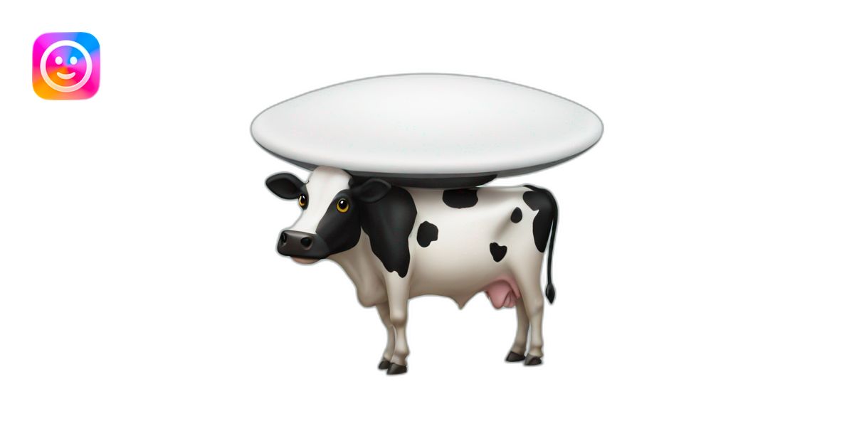 ufo cow emoji | AI Emoji Generator