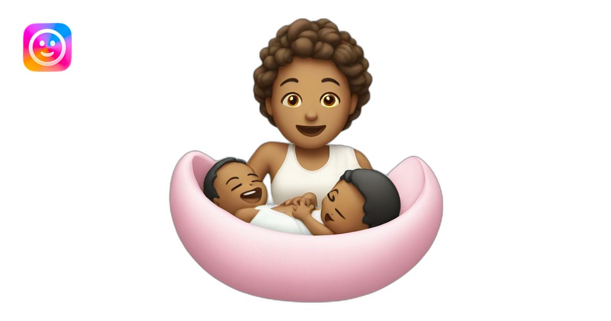 Giving birth joy emoji | AI Emoji Generator