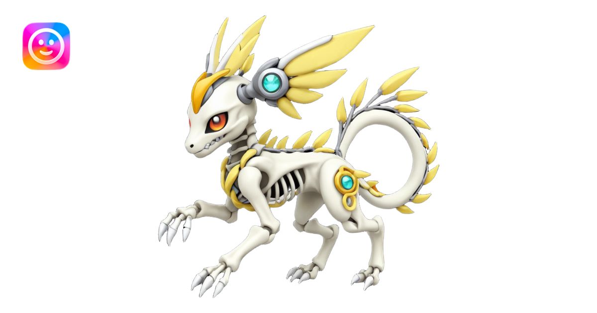 Digitigrade Cool Badass Skeletal Meloetta-Wargreymon-Renamon-Guilmon ...