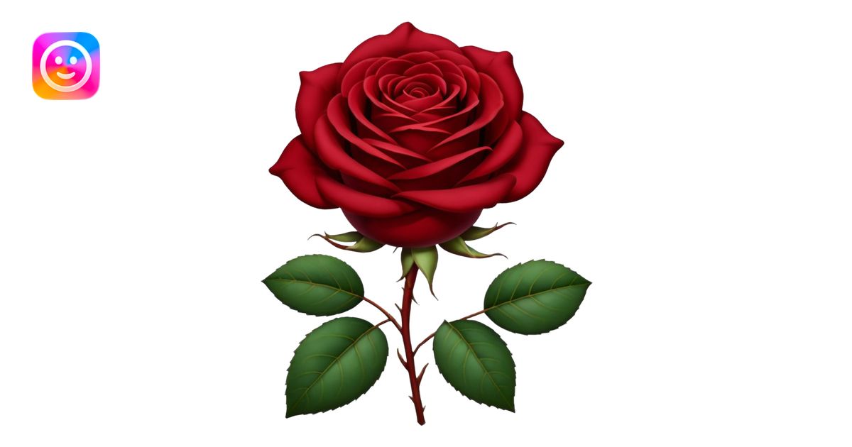 dark rose emoji | AI Emoji Generator