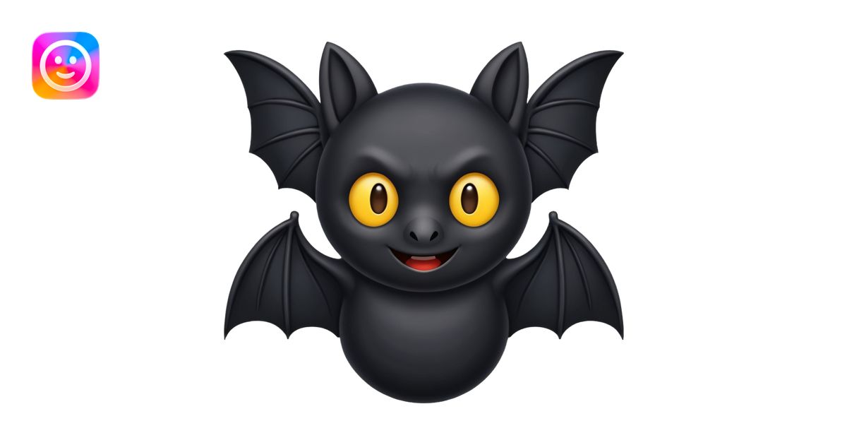 Make a emoji of bat batman edition emoji | AI Emoji Generator