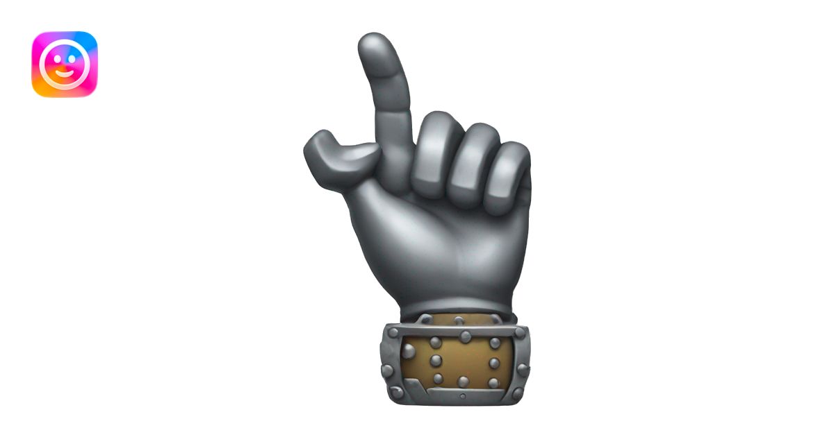 metal hand emoji | AI Emoji Generator