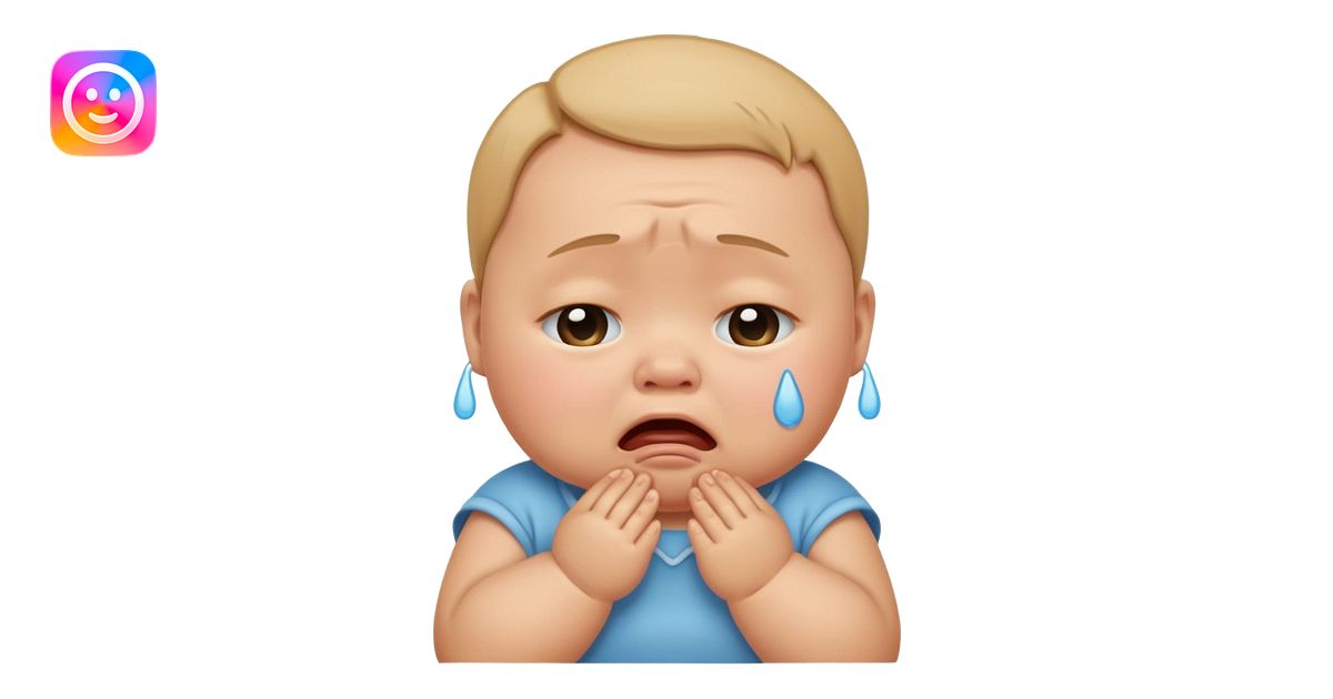 baby crying emoji | AI Emoji Generator
