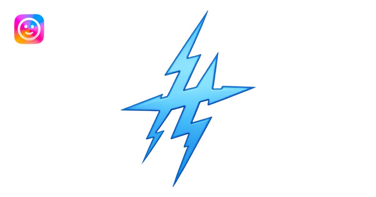 Lightning emoji | AI Emoji Generator