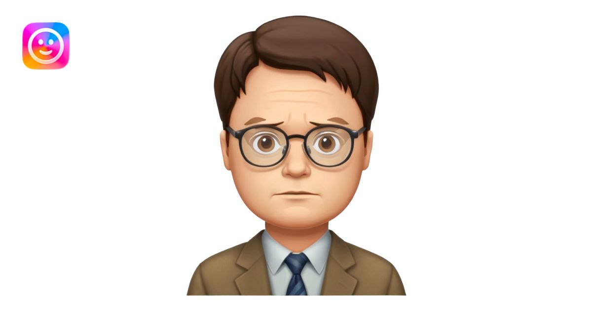 the office Dwight emoji | AI Emoji Generator