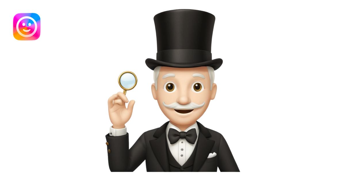 monopoly man emoji emoji | AI Emoji Generator