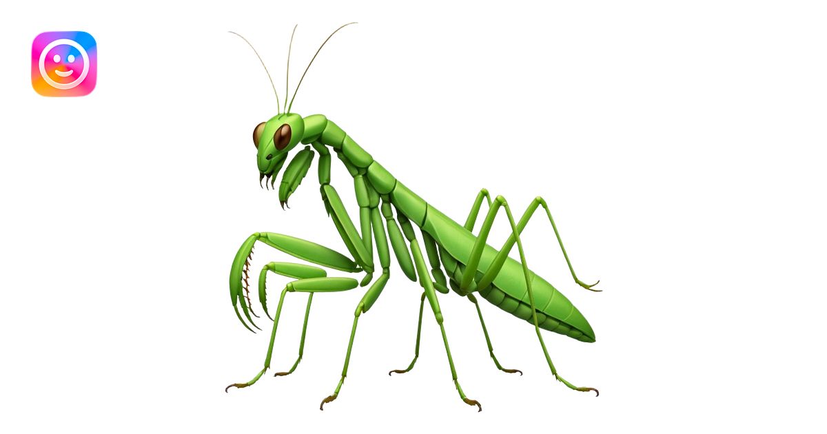 Praying mantis emoji | AI Emoji Generator
