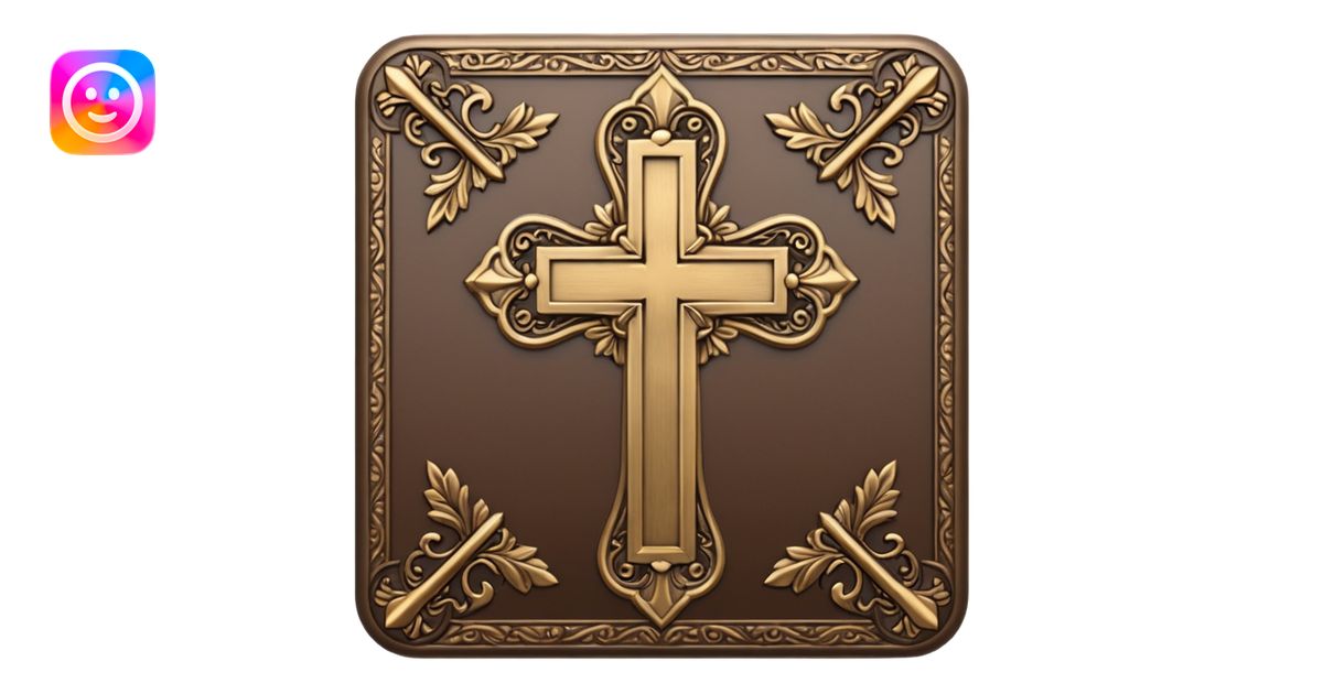 cross with a bible verse emoji | AI Emoji Generator