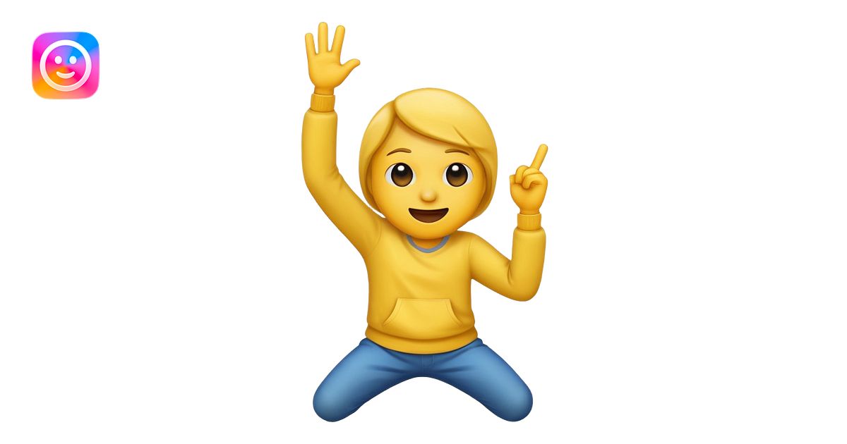 Emoji dabbing emoji | AI Emoji Generator