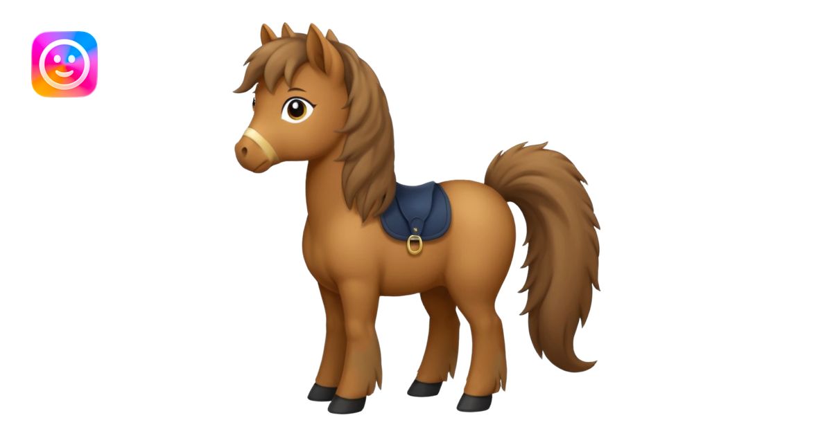 pony emoji | AI Emoji Generator