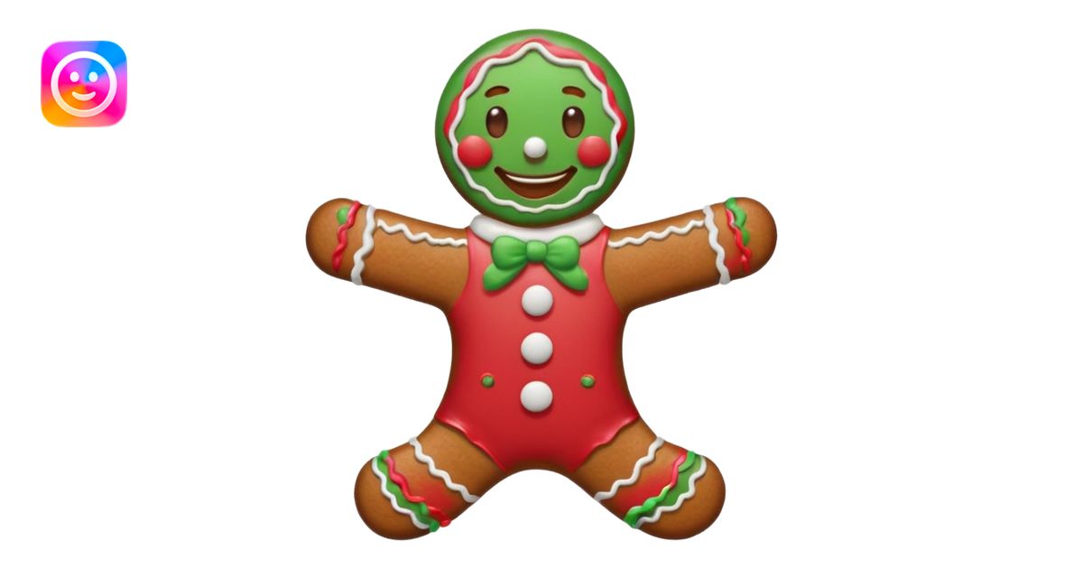 gingerbread man emoji | AI Emoji Generator