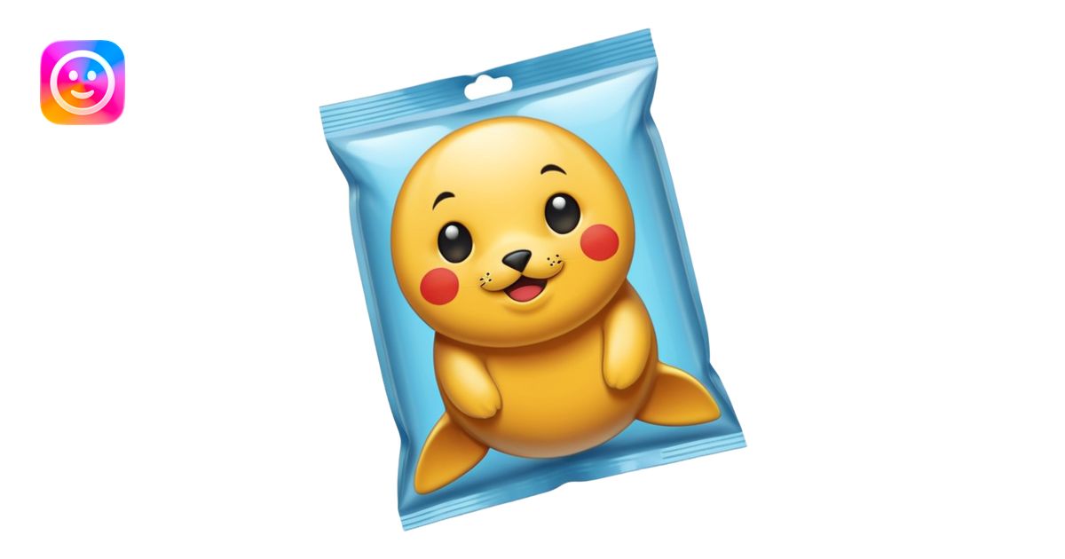 PLASTIC SEAL, packaging emoji | AI Emoji Generator