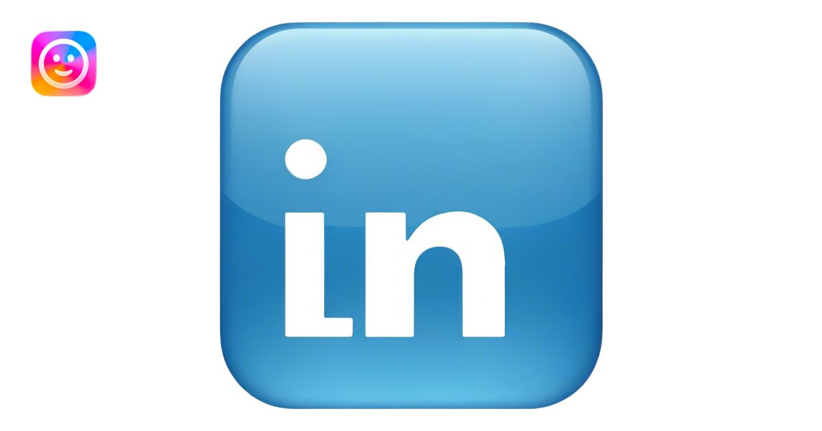 linkedin logo emoji | AI Emoji Generator