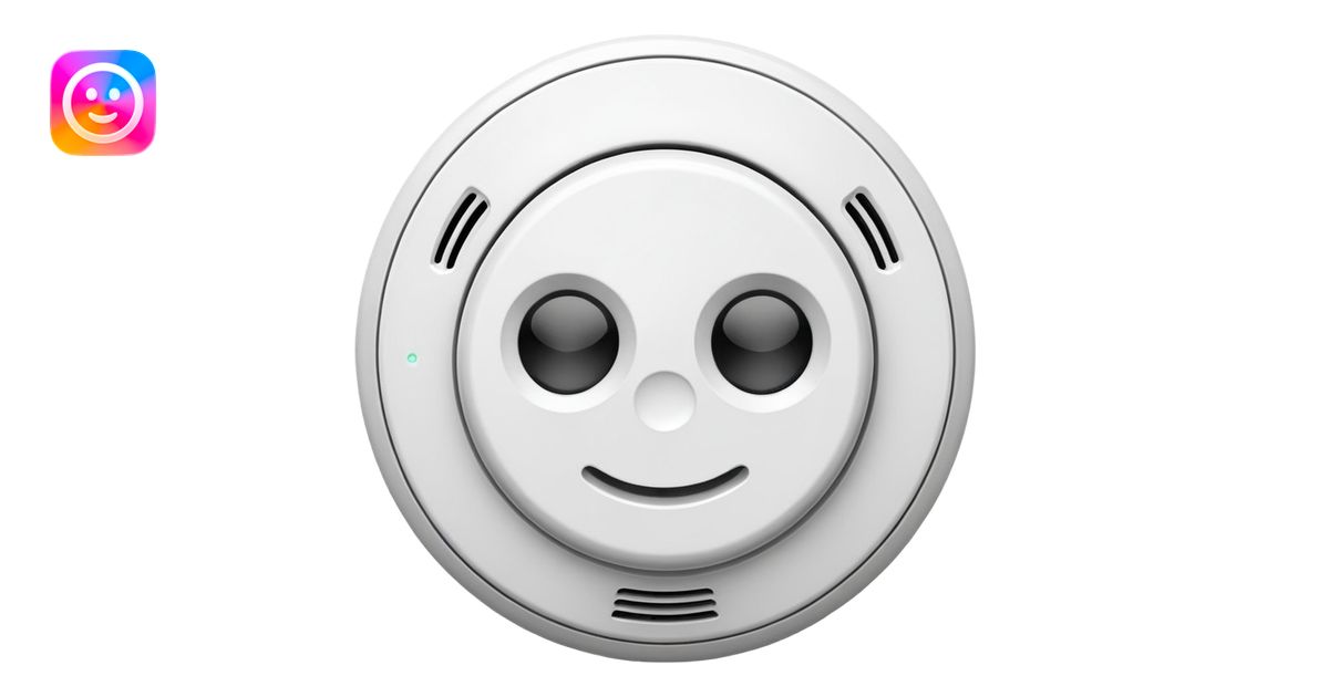 Smoke detector emoji | AI Emoji Generator
