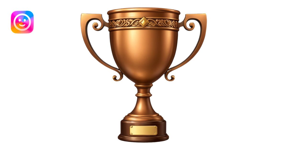 Bronze Trophy emoji | AI Emoji Generator