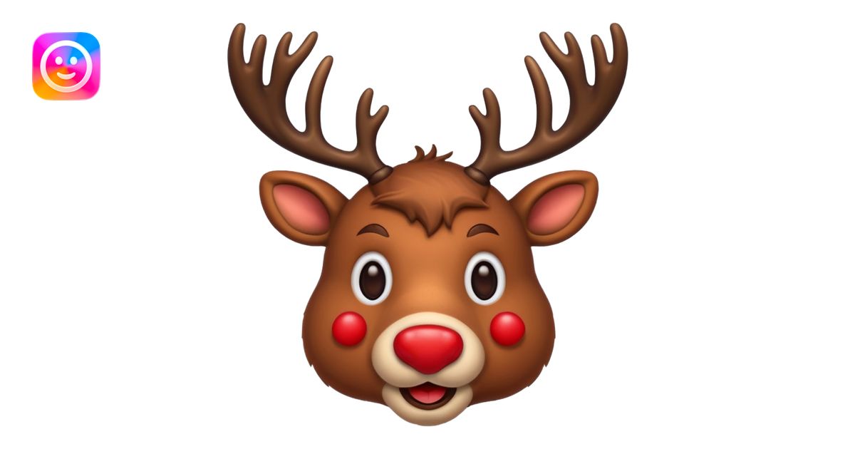 reindeer face emoji | AI Emoji Generator