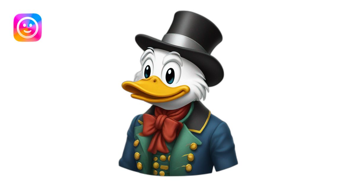 Scrooge McDuck emoji | AI Emoji Generator