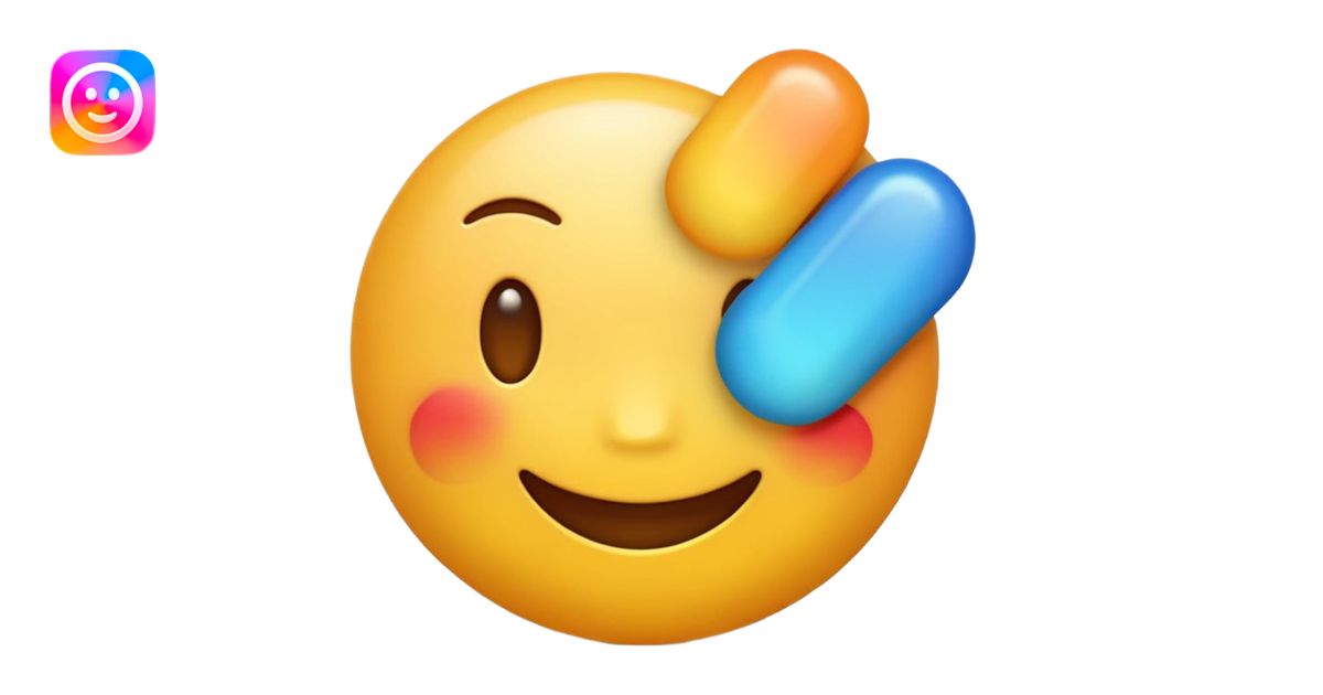 emoji-style glossy size icon with bold rounded letters “XS”, smooth ...