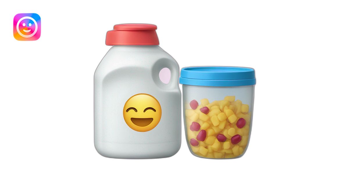 tupperware bottle emoji | AI Emoji Generator