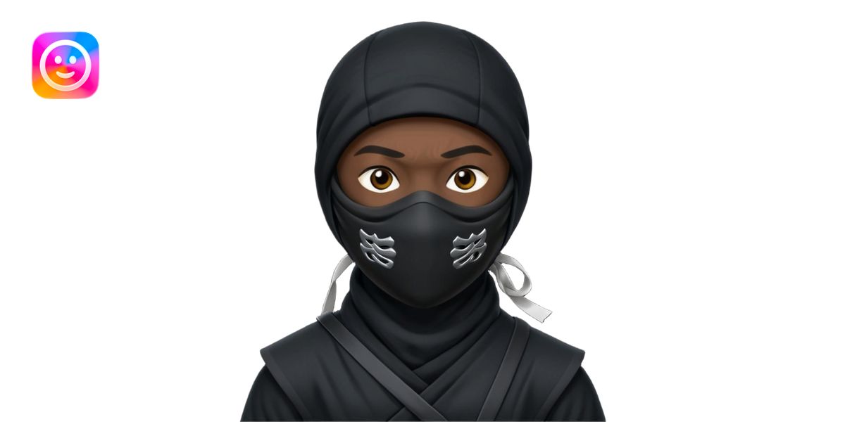 ninja masked character emoji | AI Emoji Generator
