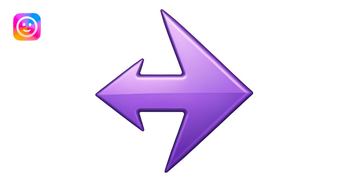 seta para direita roxa emoji | AI Emoji Generator
