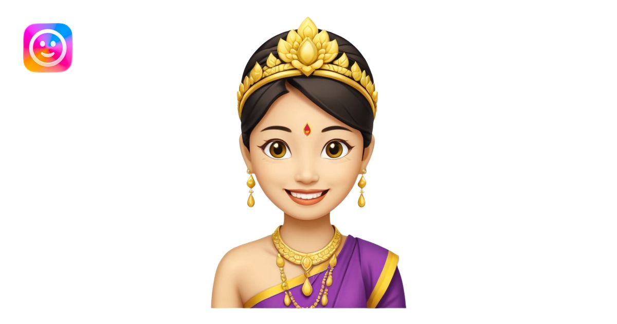 It is meant to depict a Thai woman, a yellow Asian, in the standard ...