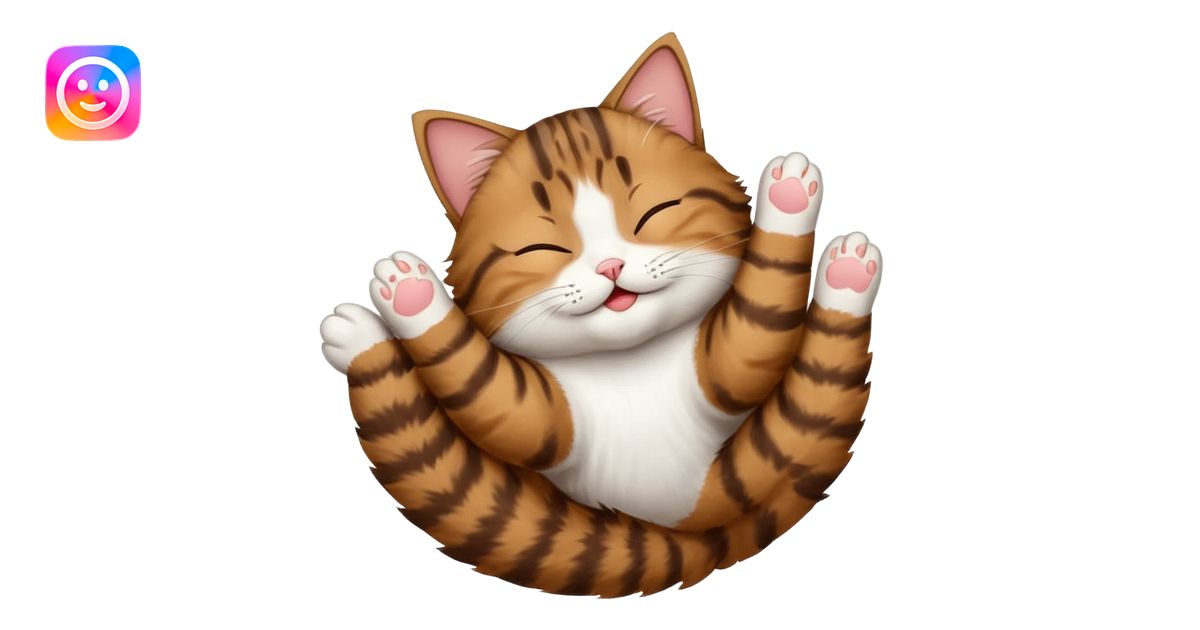 dark brown tabby and white cat in funny positions upside down with eyes ...