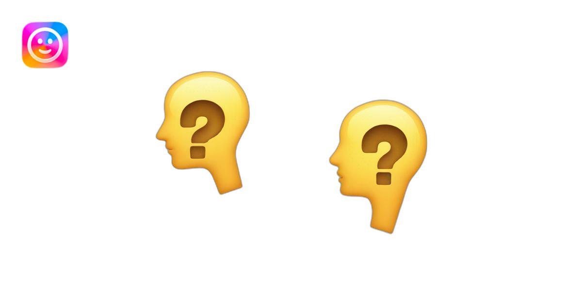 a person thinking with question mark emoji | AI Emoji Generator