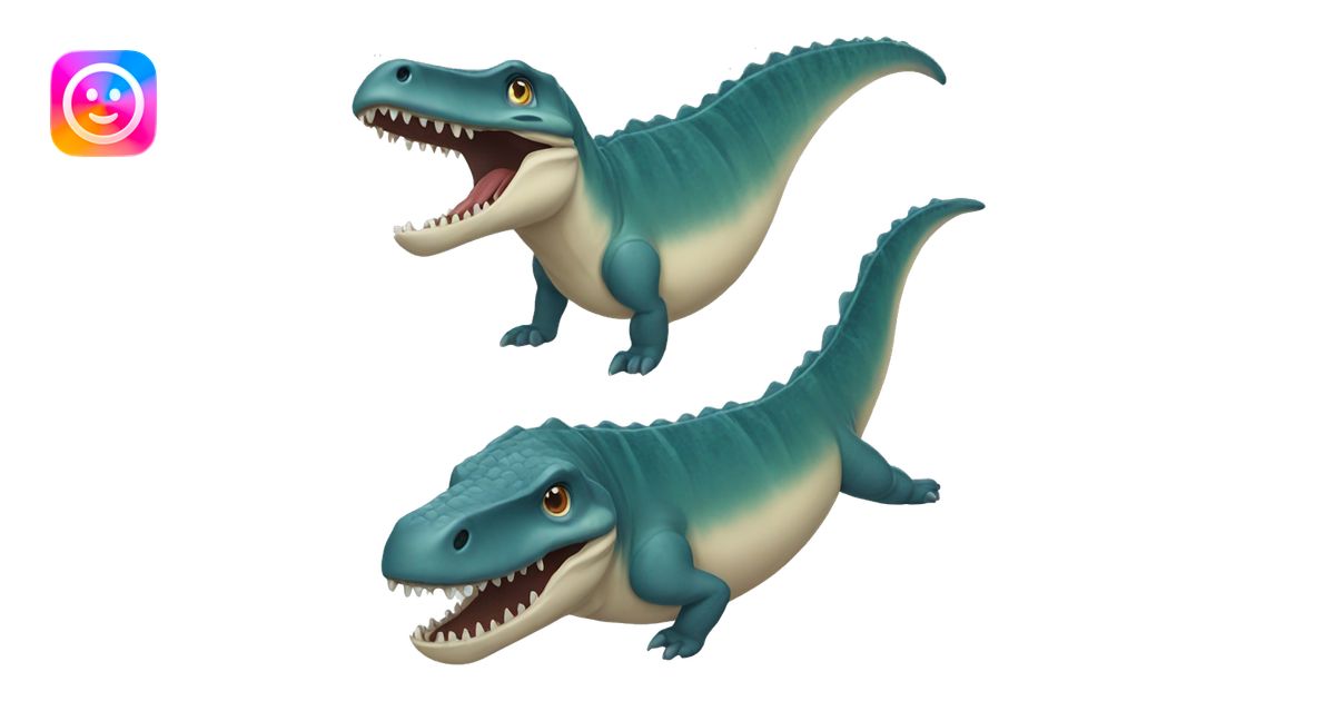 Mosasaurus emoji | AI Emoji Generator
