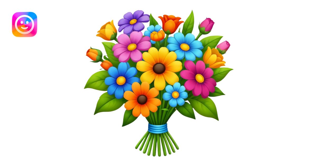 bouquet of flowers emoji | AI Emoji Generator