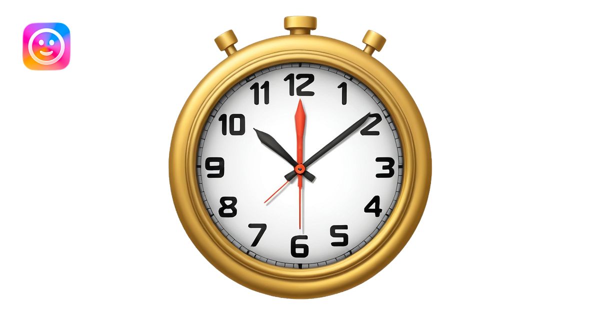 CLOCK 12 emoji | AI Emoji Generator