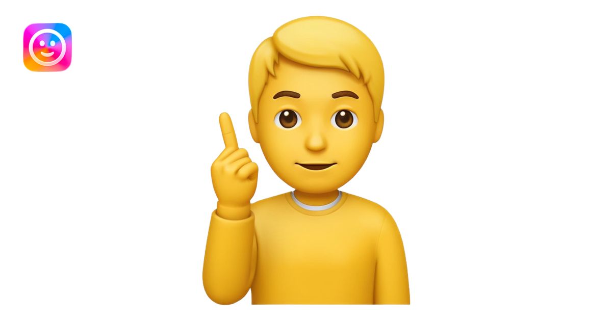 emoji guy holding middle finger emoji | AI Emoji Generator