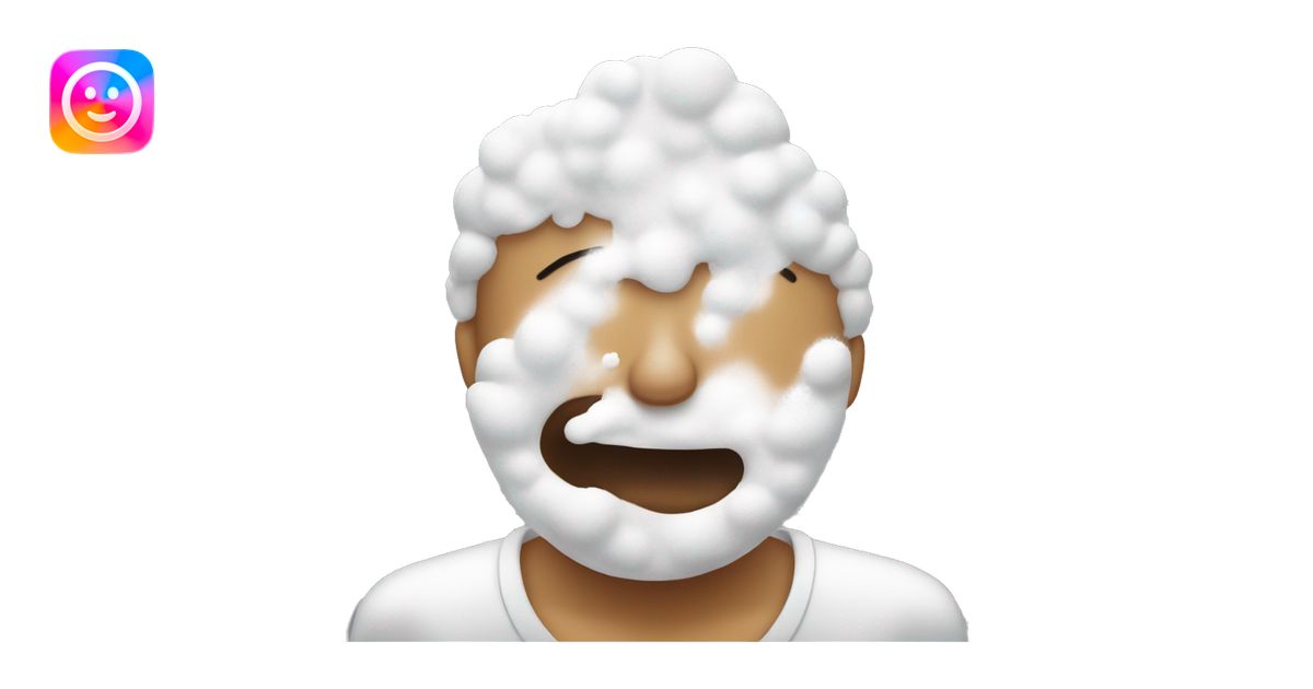 Nose smelling powdered sugar emoji | AI Emoji Generator