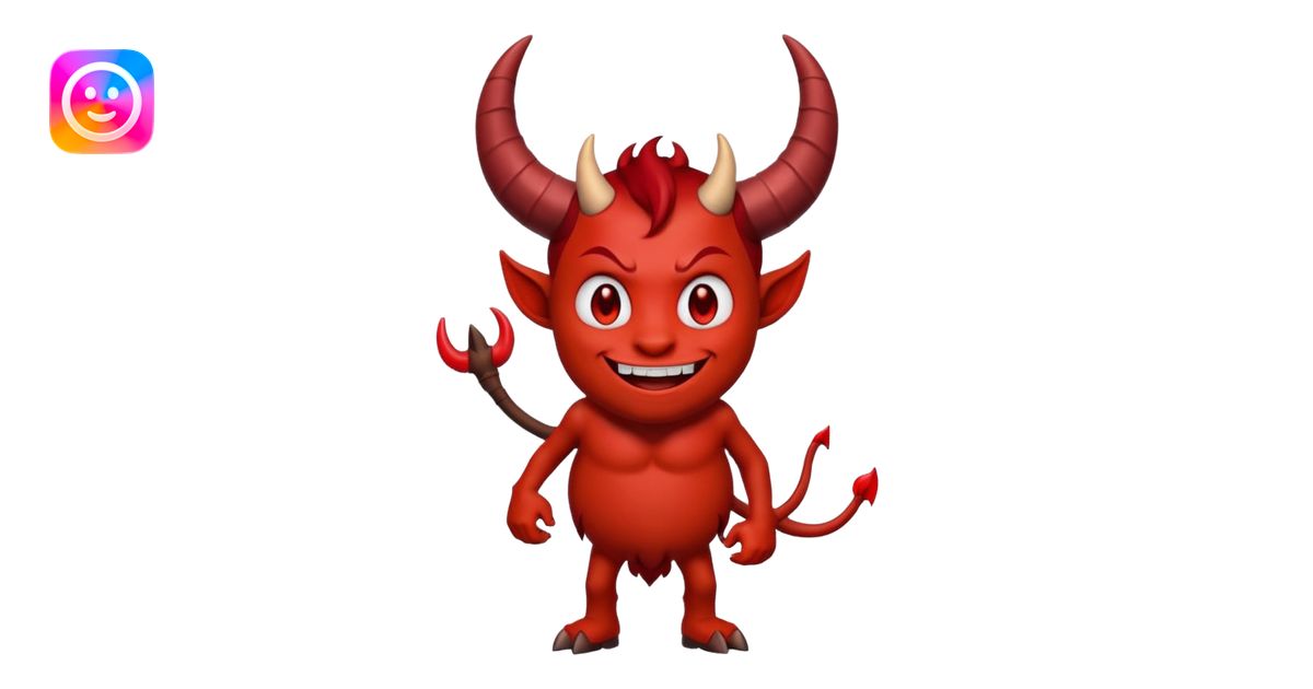 I need a devil walking the edge emoji emoji | AI Emoji Generator