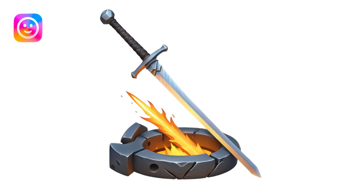 forging sword emoji | AI Emoji Generator