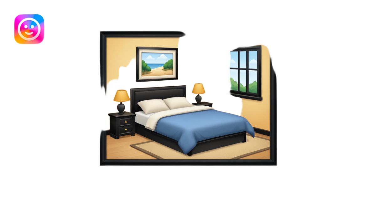entering in bedroom emoji | AI Emoji Generator